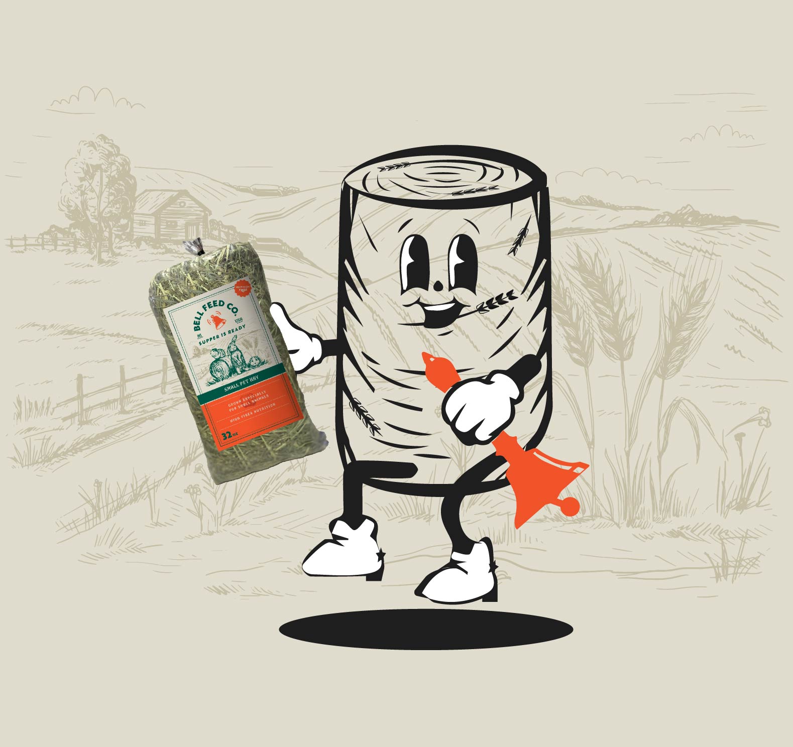 Hand Packaged Hay – Bell Feed Company